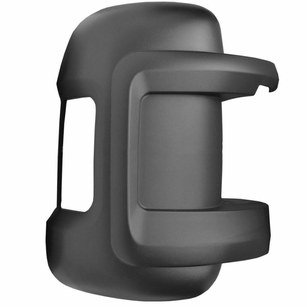 Citroen Relay Wing Mirror Cover. Black. Long Arm Vans. RHS. 06-25