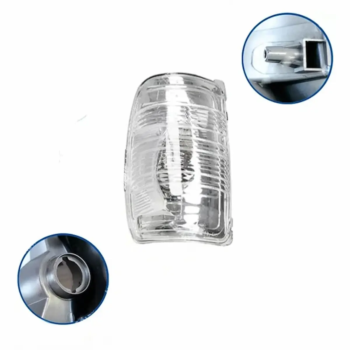 Ford Transit Wing Mirror Indicator Lens Twist Type - Clear - Passenger ...